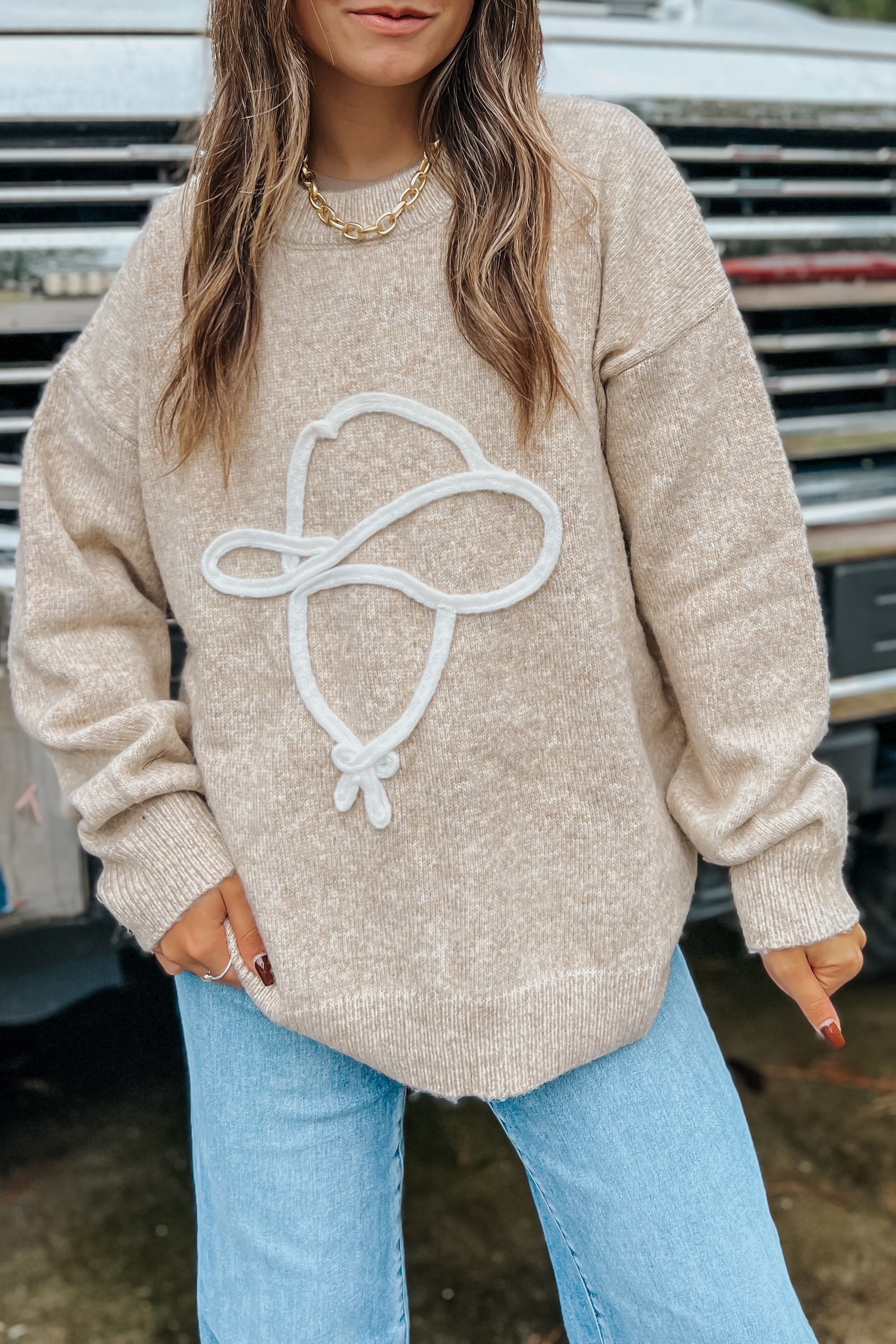 Cowboy Up Sweater – The Midwest Cowgirl