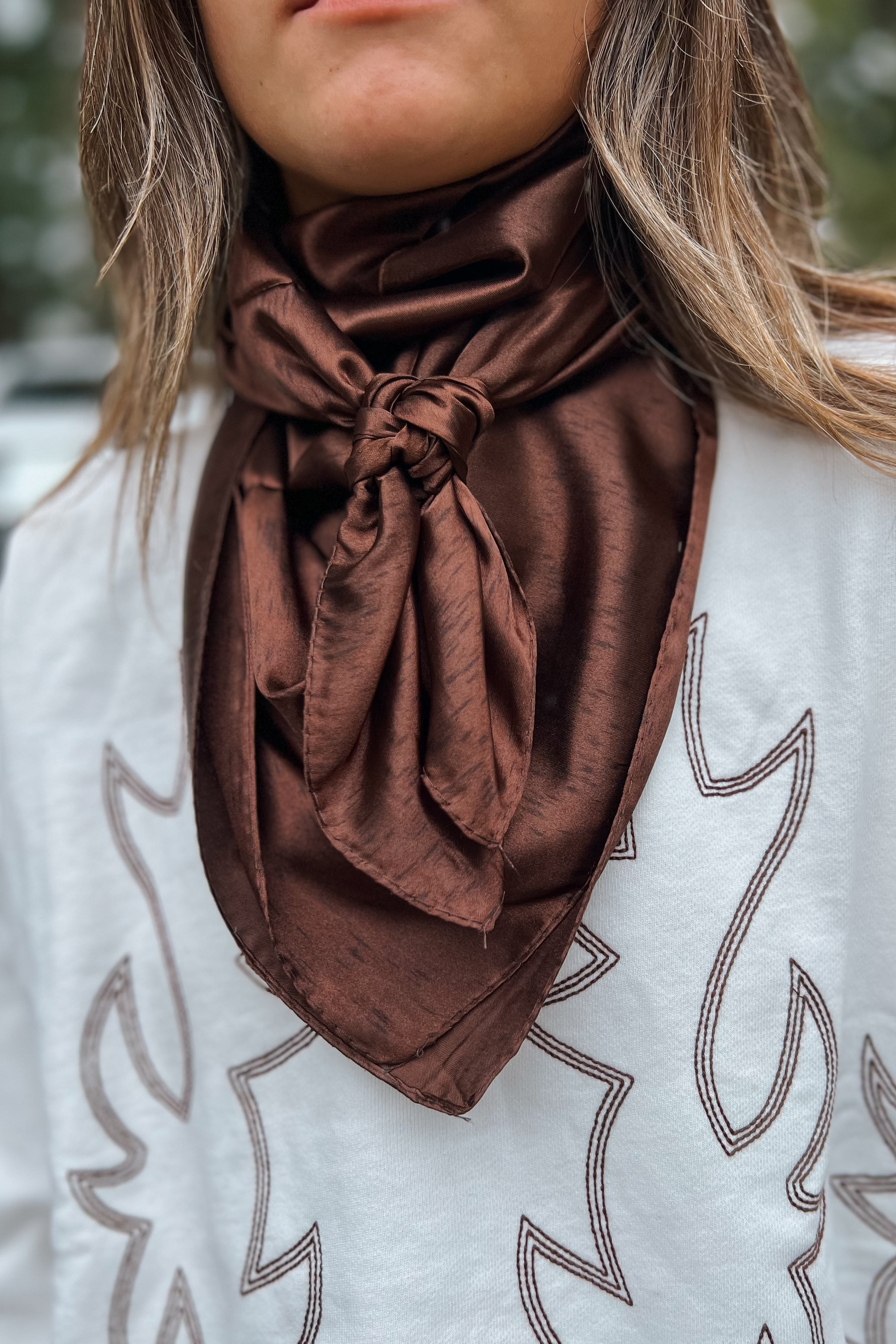 Brown Wild Rag – The Midwest Cowgirl